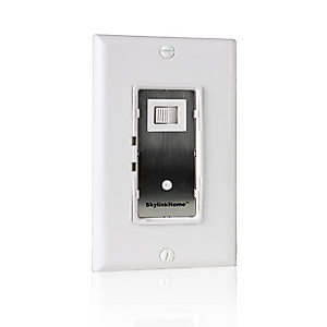 SK-7 Wireless DIY Easy to intall 3-Way Dimmable On Off Anywhere Lighting Home Control Dimmer Wall Switch Set, no neutral wire required.