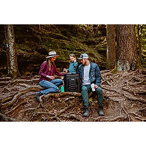 RTIC Backpack Cooler 20 Can, Insulated Portable Soft Cooler Bag Waterproof for Ice, Lunch, Beach, Drink, Beverage, Travel, Camping, Picnic, Car, Hiking, Blue/Grey