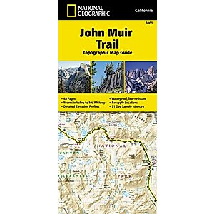 John Muir Trail Topographic Map Guide (National Geographic Topographic Map Guide) (National Geographic Topographic Map Guide, 1001)