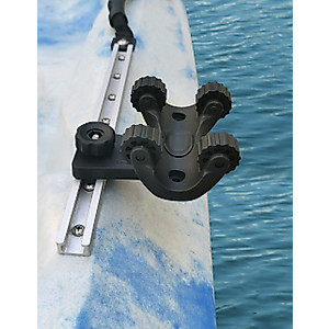 Brocraft Kayak Track Mount Paddle Holder/Kayak Track Paddle Clip/paddle holder clips for kayak