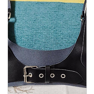 Punk Waist Harness Belt Fashion Body Chain Black Goth Rave Adjustable Body Jewelry for Women and Girls