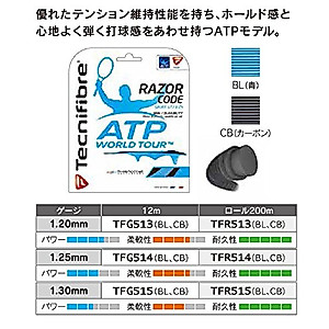 Tecnifibre Razor Code (17-1.25) Racquet String (Carbon)