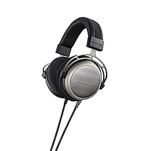 beyerdynamic T1 2nd Generation Audiophile Stereo Headphones with Dynamic Semi-Open Design (Silver)