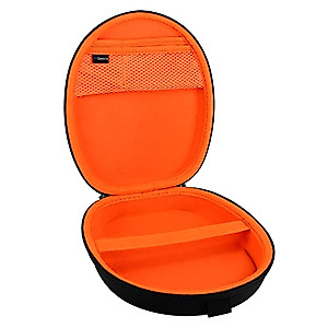 Geekria Shield Headphones Case Compatible with Jabra Evolve 65, 65UC, 40, 40 UC, 20 UC Case, Replacement Hard Shell Travel Carrying Bag (Black)