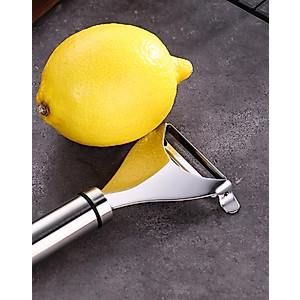 SQTIEBXC 304 Stainless Steel Paring Knife, Horizontal Type Peeler, Y-Type Scraper, Planer, Melon Fruit Peeler, Stainless Steel Melon Planer