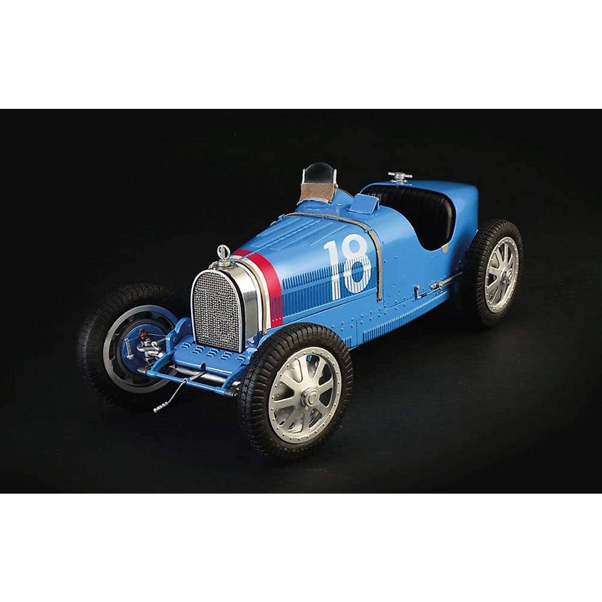 Italeri IT4710 4710 Bugatti Type 35B, 1/12 Scale, Plastic Kit, Modeling