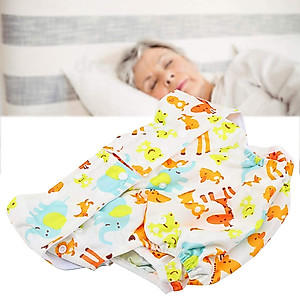 Anti-Leakage Adult Diapers, Adult Leakproof Underwear Washable Reusable Adjustable Breathable for Elderly(A51)