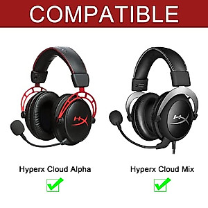 BUTIAO Cloud Alpha Cable, Nylon Braided OFC Replacement Aux 3.5mm Cable Extension Cord for Kingston HyperX Cloud Mix Alpha S Gaming Headsets Headphones