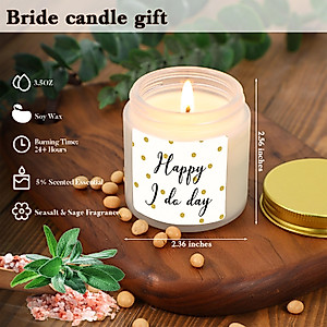 Bride Wedding Gifts with Bride Robes Bride Candle Drink Tumbler Bride Proposal Card Gift Box for Bachelorette Party