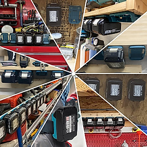 5-Packs USB Charger Adapter for Makita 18V LXT Battery,Battery Holders with USB-A&USB-C 2.1A Fast Charge Ports