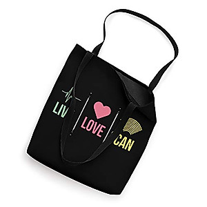 Ultrasound Tech Gifts Men Women Sonographer Live Love Scan Tote Bag