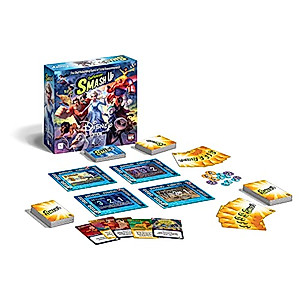 USAOPOLY Smash Up: Disney Edition | Featuring Disney Characters from Frozen, Big Hero 6, The Lion King, Aladdin, The Nightmare Before Christmas, & More | Standalone Smash Up Game