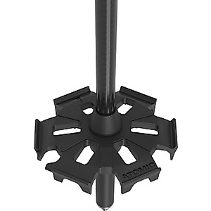 Atomic BCT Touring Carbon SQS Ski Poles Sz 110-155cm (44-62in) Red/Grey