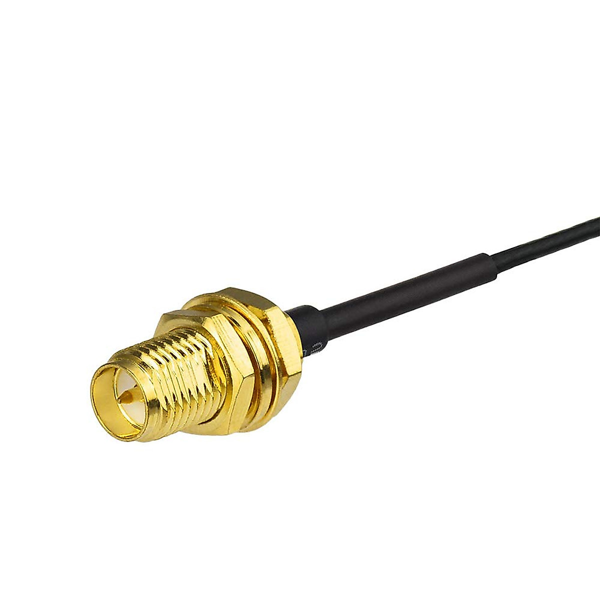 BINGFU U.FL IPX IPEX MHF4 to RP-SMA Female Bulkhead Mount WiFi Antenna Cable 20cm 8 inch 2-Pack for Intel AX200NGW 8265AC 8265NGW 7265AC 9560AC M.2 NGFF Interface Wireless Network Card WiFi Adapter