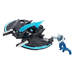 DC Comics Batman Bat-Tech Flyer with 4-inch Exclusive Mr. Freeze and Batman Action Figures, Kids Toys for Boys Ages 3 and Up