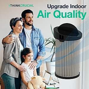 Think Crucial Replacement Vacuum Filter – Compatible with Eye-Vac Part & EV-EF Exhaust Filter & Part # EV-PMF Pre-Motor Filter – Fits Eye-Vac Professional Units