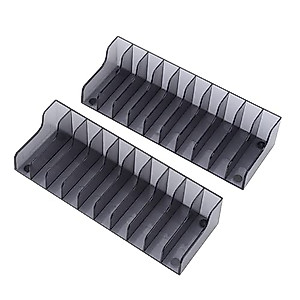 SALUTUY Game Card Box, Large Capacity Waterproof Dust-Proof 2 Pcs CD Storage Bracket More Precise for/Slim/PRO for Pro Game Consoles