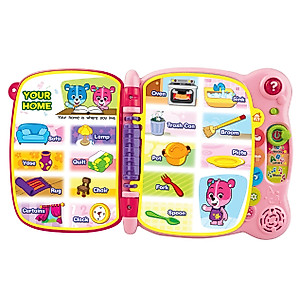 VTech Touch and Teach Word Book, Pink