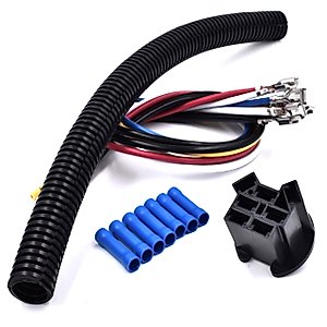 HD Switch Ignition Key Switch Wire Harness Repair Kit Replaces Dixon Husqvarna 539107541 12413 12163 4516 Tractor Lawn Mower