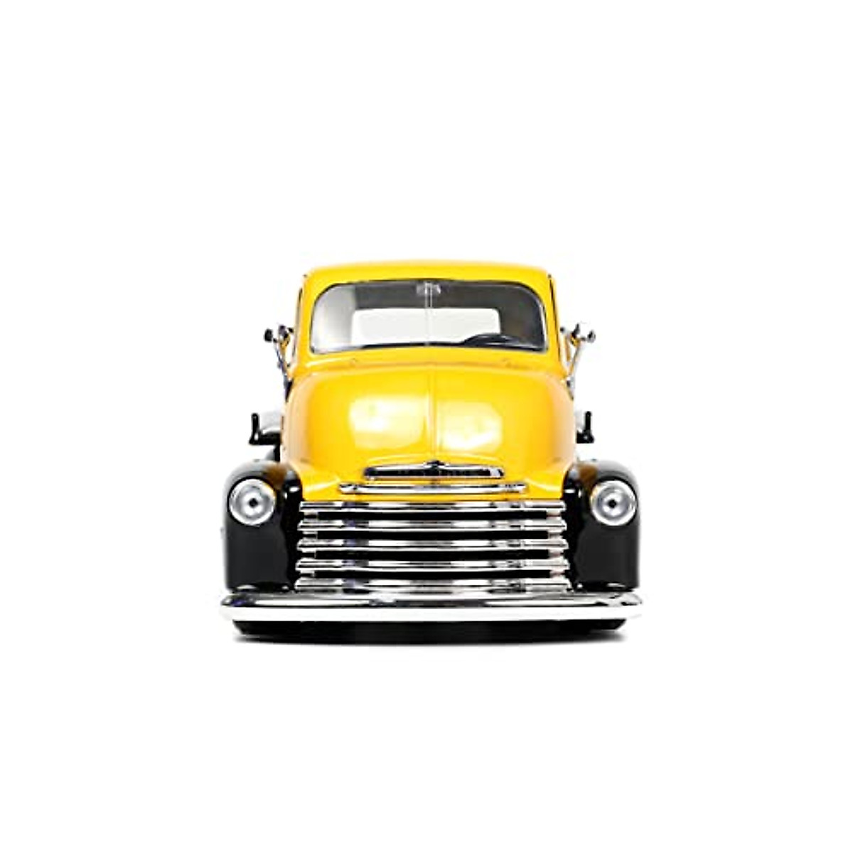 Jada Toys Just Trucks 1952 Chevy COE Flatbed Die-cast Car Yellow/Black, Toys for Kids and Adults (33848)