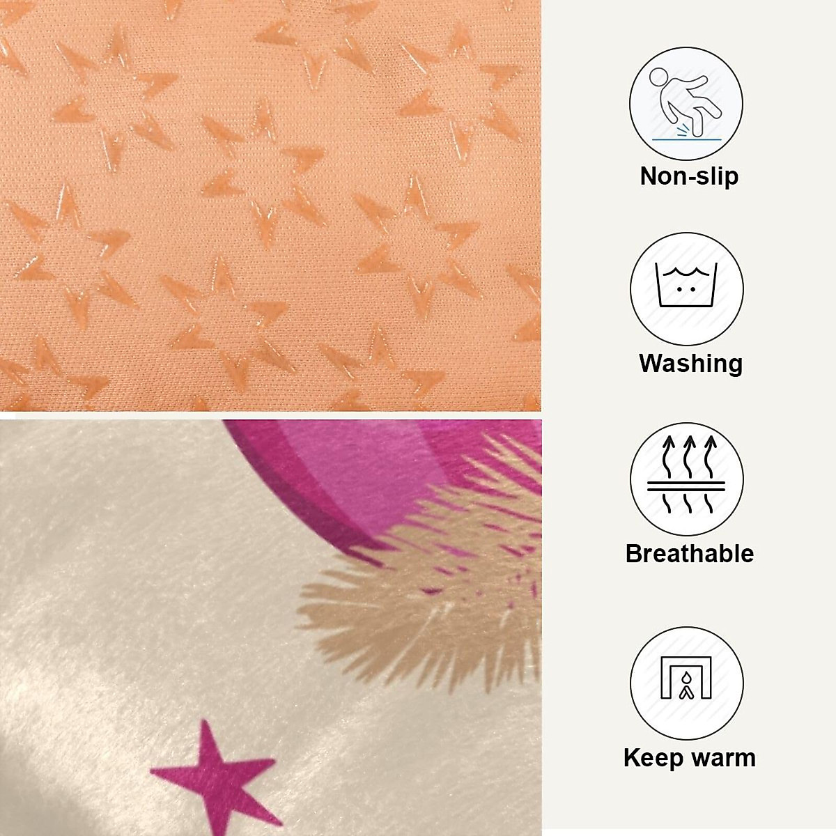 Coikll Pattern Pet Bed Pad Soft Dog Bed Mat with Anti-Slip Bottom, Machine Washable Crate Pad Mattress for Dog Sleeping- 36 * 24inches