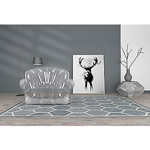 HEYOH Inflatable Chair, Transparent Clear Blow Sofa Seat for Kids, Teens Room,Funny Indoor/Outdoor Furniture for Swimming Pool,Dorm,Yard,Parties & Events -100% Waterproof & Holds 220lbs