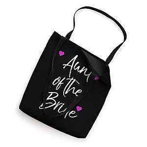 Aunt of the Bride Wedding Matching Bridal Tote Bag
