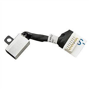 GinTai DC in Power Jack Cable Connector for Dell Inspiron 15 5582 5583 5584 15.6"/7580 /Latitude 14 3400 15 3500 3550 P85F P86F001 0TM5N3 TM5N3 450.0FV06.0091 450.0FV0G.0021 450.0FV06.0011