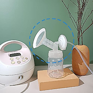 Pumpmom 24mm Flanges Compatible with Spectra S2 Spectra S1 9 Plus Synergy Gold Breastpumps Accessories, Replacement Breast Shield to Spectra Pump Parts and Spectra Flange