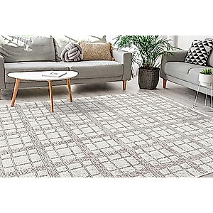 Orian Rugs Landon Natural Area Rug, 5' x 7', Grey