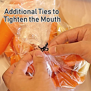 WRAPOK Oven Cooking Bags Small Size Roasting Baking Bag for Meats Ham Ribs Poultry Seafood on Thanksgiving, 10 x 15 Inch - 16 Bags Total(Pack of 2)