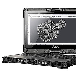 Getac V110 Rugged Convertible Durable Outdoor Laptop/Tablet PC