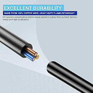 Generator Power Cord Adapter, Locking Adapter Household 3 Prong 15 Amp 125V NEMA 5-15P Male Plug to 20 Amp 125V NEMA L5-20R Locking Female Connector, Black