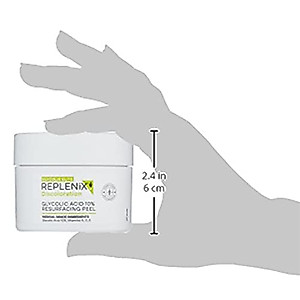 Replenix Glycolic Acid 10% Resurfacing Skin Peel, Medical-Grade Facial Peeling Pads for Discoloration & Acne (60 ct.)