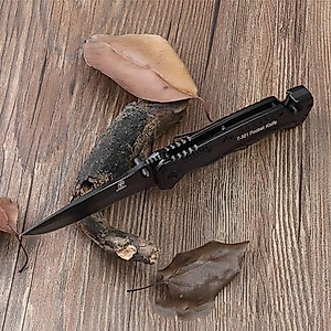 TANSOLE TAN SOLE Pocket Folding Knife with Pocket Clip for outdoor camping survival hunting (T-301)