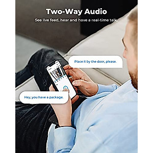 REOLINK Solar WiFi Camera Security Outdoor, 100% Wire-Free, No Hub Needed, 1080p, 2-Way Talk, Night Vision, PIR Motion Detection, Works with Alexa, Argus Eco with Solar Panel