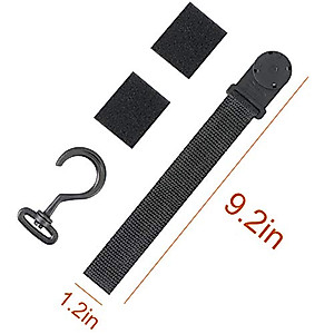 khanka Multimeter Hanging Strap and Magnet Kit, Portable Hanging Loop Polypropylene Fiber Tool Kit Strong Magnet Durable Multimeter Strap Hanger for Fluke HIOKI TESTO klein TPAK Digital Multimeter