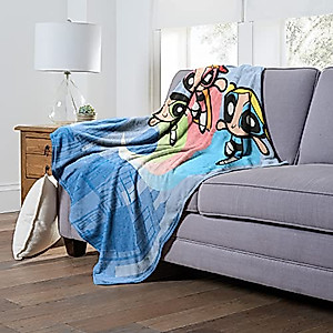 Northwest Powerpuff Girls Silk Touch Throw Blanket, 50" x 60", Protectors of Townsville
