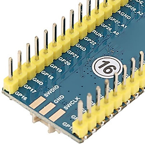 Mini USB Micro Controller Board Development Board, Micro Controller Mini Development Board for Raspberry Pi RP2040 Dual Core ARM Cortex M0+ Processor Microcontroller