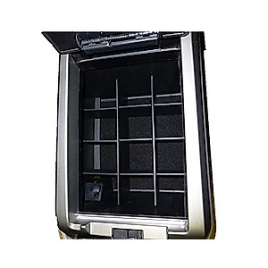 Vehicle OCD - Center Console Organizer for Ford F150 (2009-2014) (Floor Shift w/Bucket Seat Only)(Without USB, RCA, 12V in Front of Console) - Made in USA