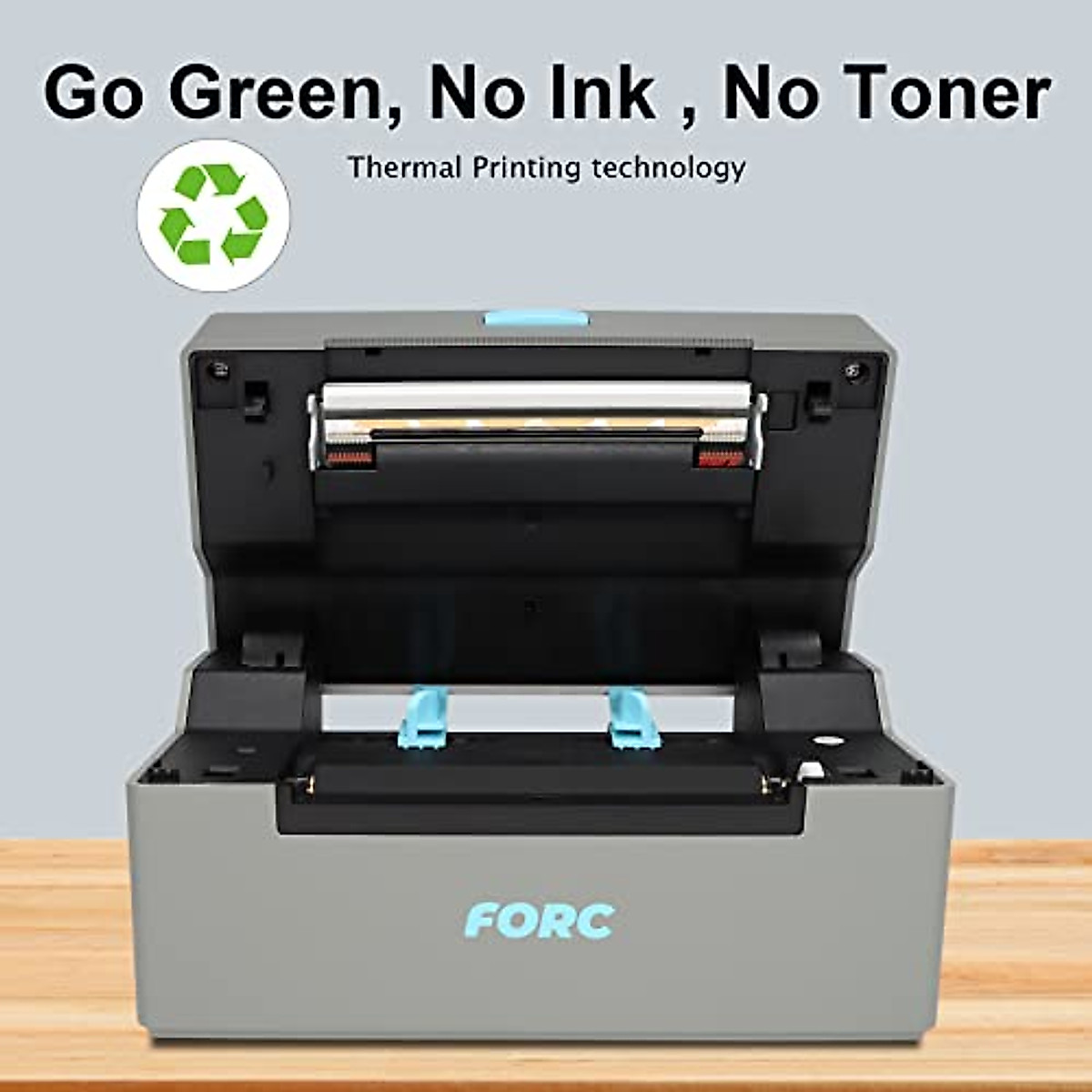 Forc Thermal Label Printer for Shipping Packages, Shipping Label Printer for Small Business, 4x6 Thermal Printer for Shipping Labels from Shipstation, Ebay, UPS, Amazon