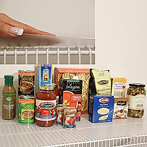 Pantry Shelf Liner, Wire Shelf Liners for Closet and Pantries (Set of 4) 16 x 48 inch - Plastic Closet Liners