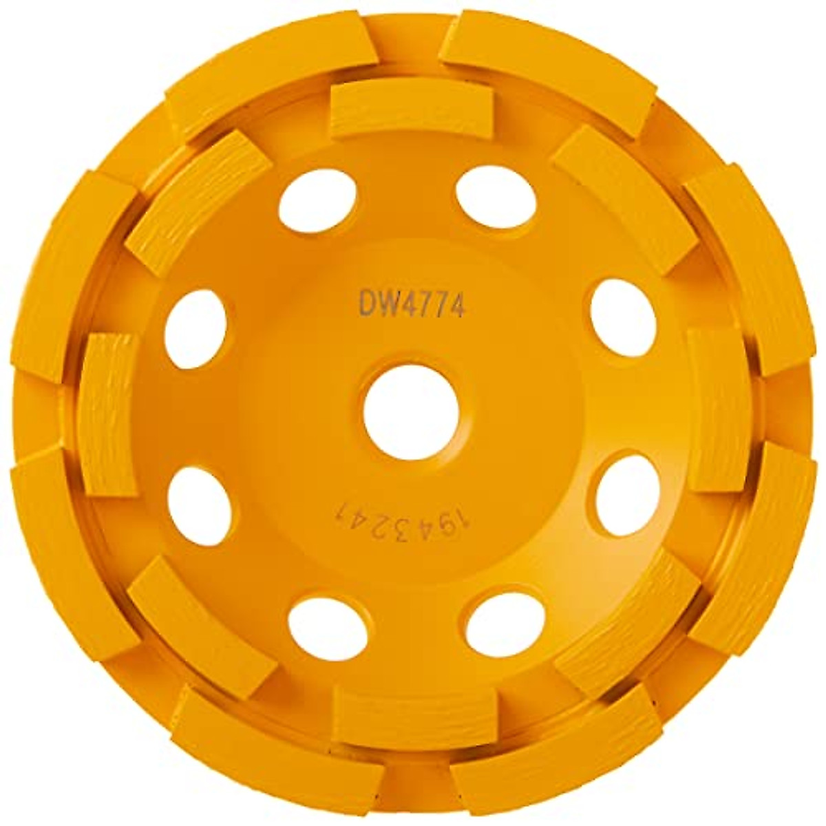 DEWALT Grinding Wheel, Double Row, Diamond Cup, 4-1/2-Inch (DW4774)