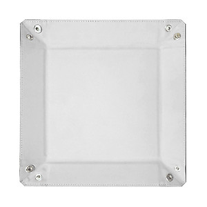 BCW Square Dice Tray - White | 7x7 Inches | Ideal for Dungeons and Dragons, Pathfinder, etc | Dice Rolling Tray Gaming Accessory for Tabletop RPGs and Board Games…