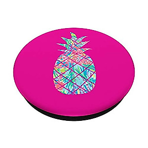 Pineapple Design with Vibrant Paisley like Colors PopSockets PopGrip: Swappable Grip for Phones & Tablets