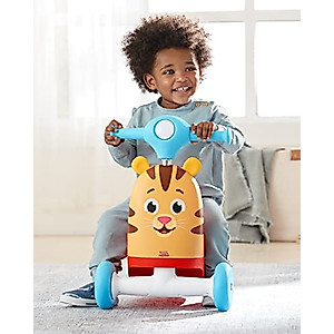 Skip Hop 3-in-1 Baby Activity Push Walker to Toddler Scooter, Daniel Tiger