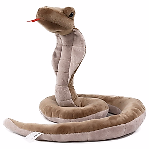 Ice King Bear Wild Animal Stuffed Animals Zoo Family Plush Toy (Cobra 12 Inches)