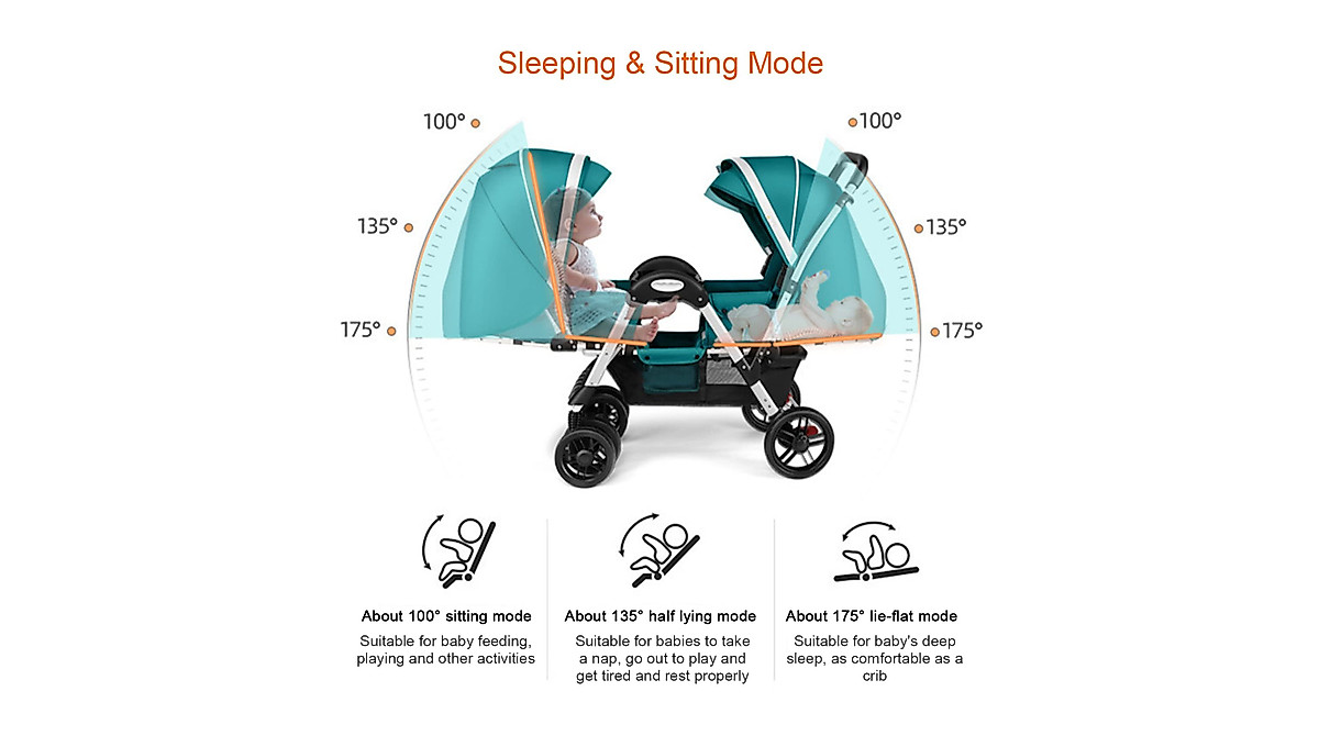 Cozy Compact Twin Stroller for Easy Daily Travel