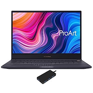 ASUS ProArt StudioBook 17 H700GV Workstation Laptop (Intel i7-9750H 6-Core, 64GB RAM, 2TB m.2 SATA SSD, 17.0" 1920x1200, RTX 2060, Fingerprint, WiFi, Bluetooth, Webcam, Win 10 Pro) with USB Hub