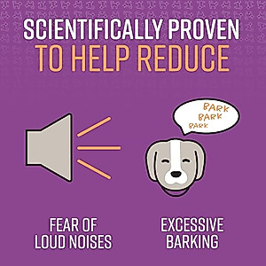 SENTRY PET Care Sentry Calming Collar for Dogs, Anxiety Reducing Pheromone Collar, Releases Pheromones for 30 Days, Helps Calm During Loud Noises and Separation, 1 Count, Purple